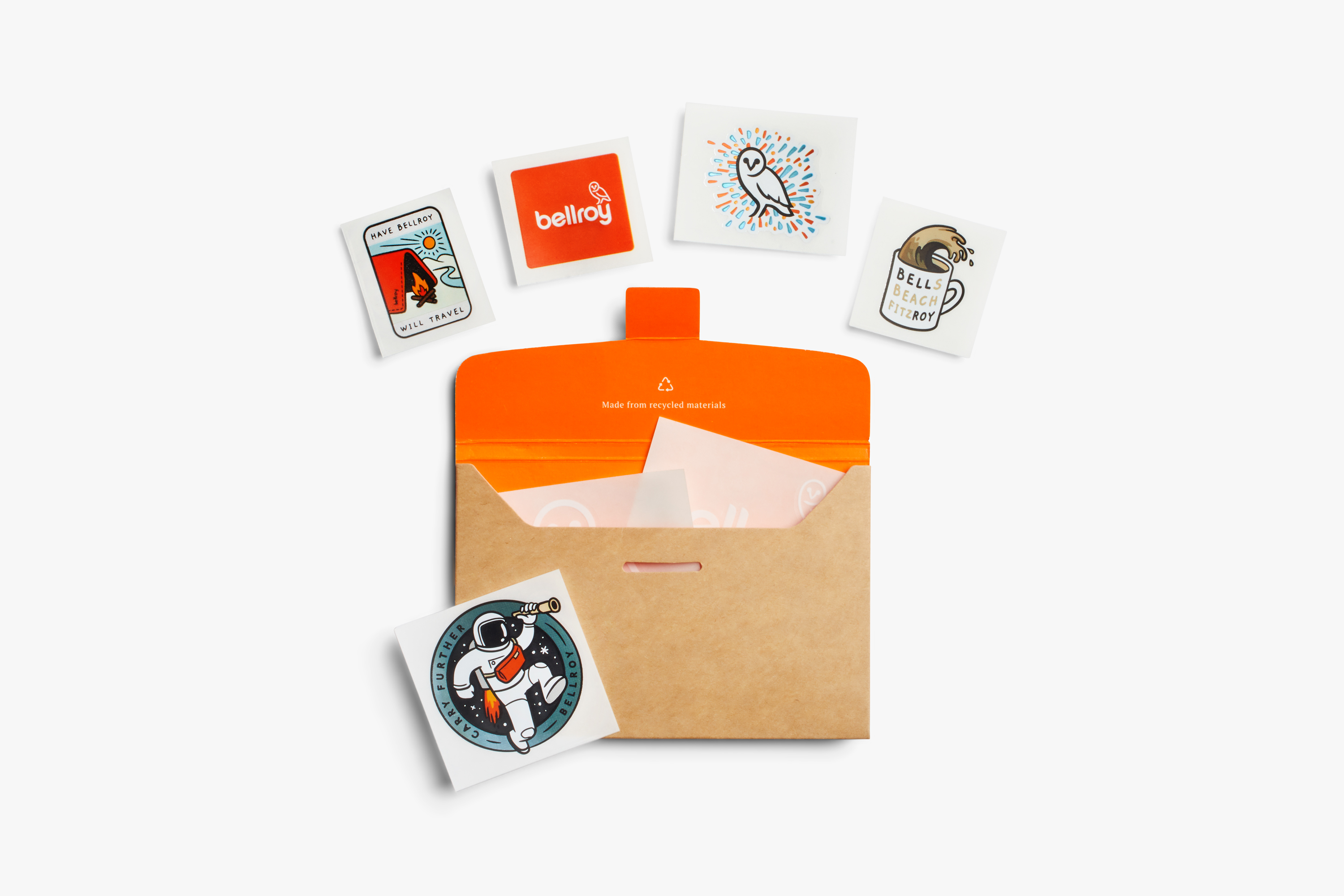 Surprise Sticker Pack | 5 Unique Stickers | Bellroy